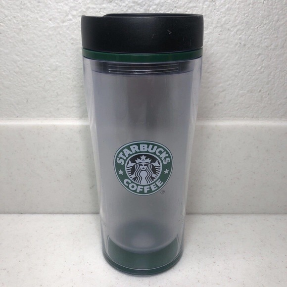 Starbucks | Dining | Starbucks Coffee Clear Green Travel Tumbler Cup 6 ...